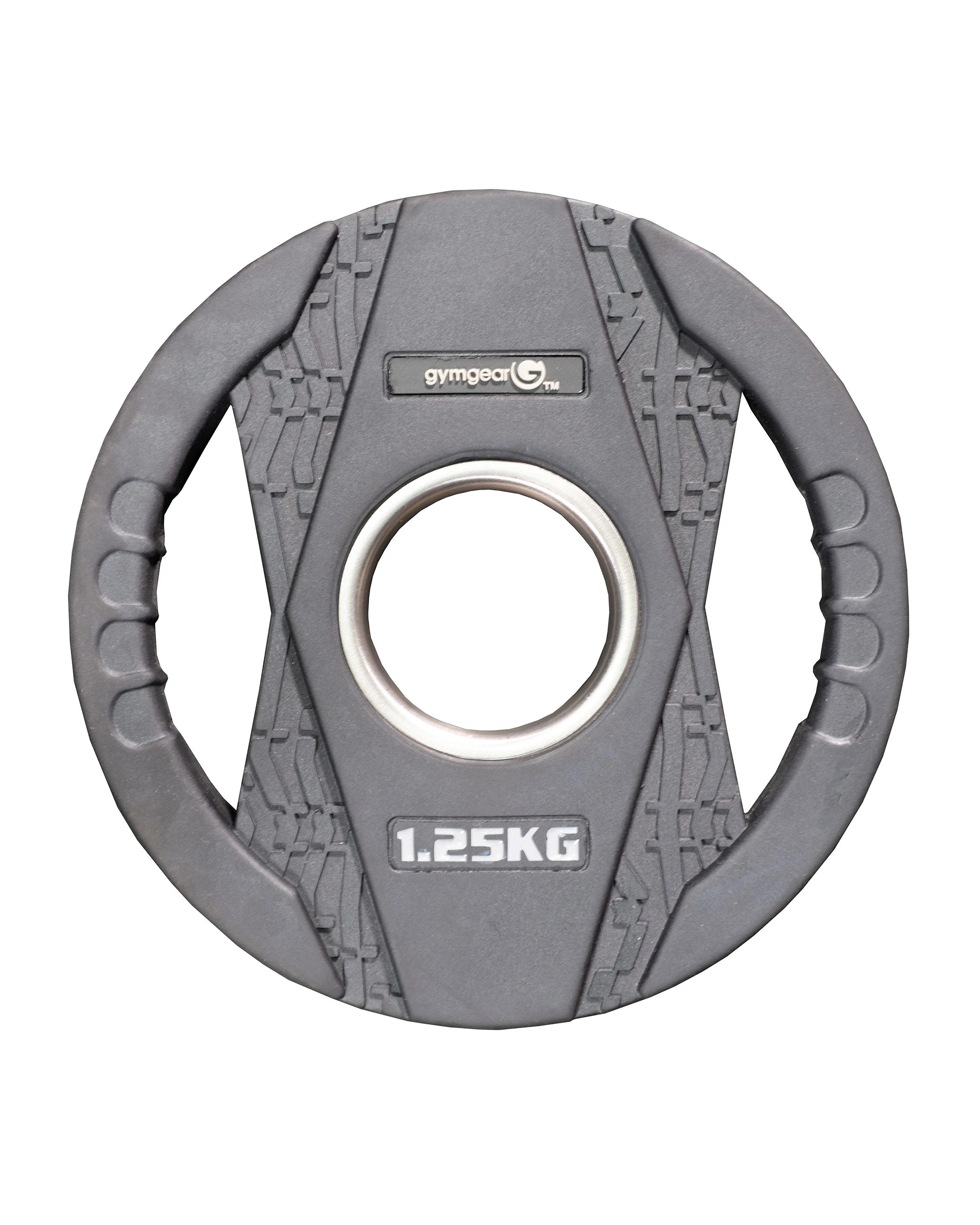 Rubber Olympic Dual-Grip Weight Plates for Versatile Training – Gym Gear