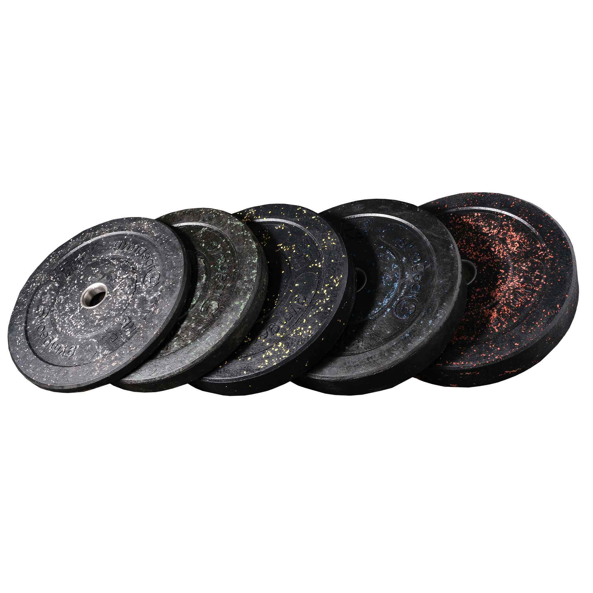 150kg Set Durable Hi-Temp Bumper Plates for Olympic Lifting – Gym Gear