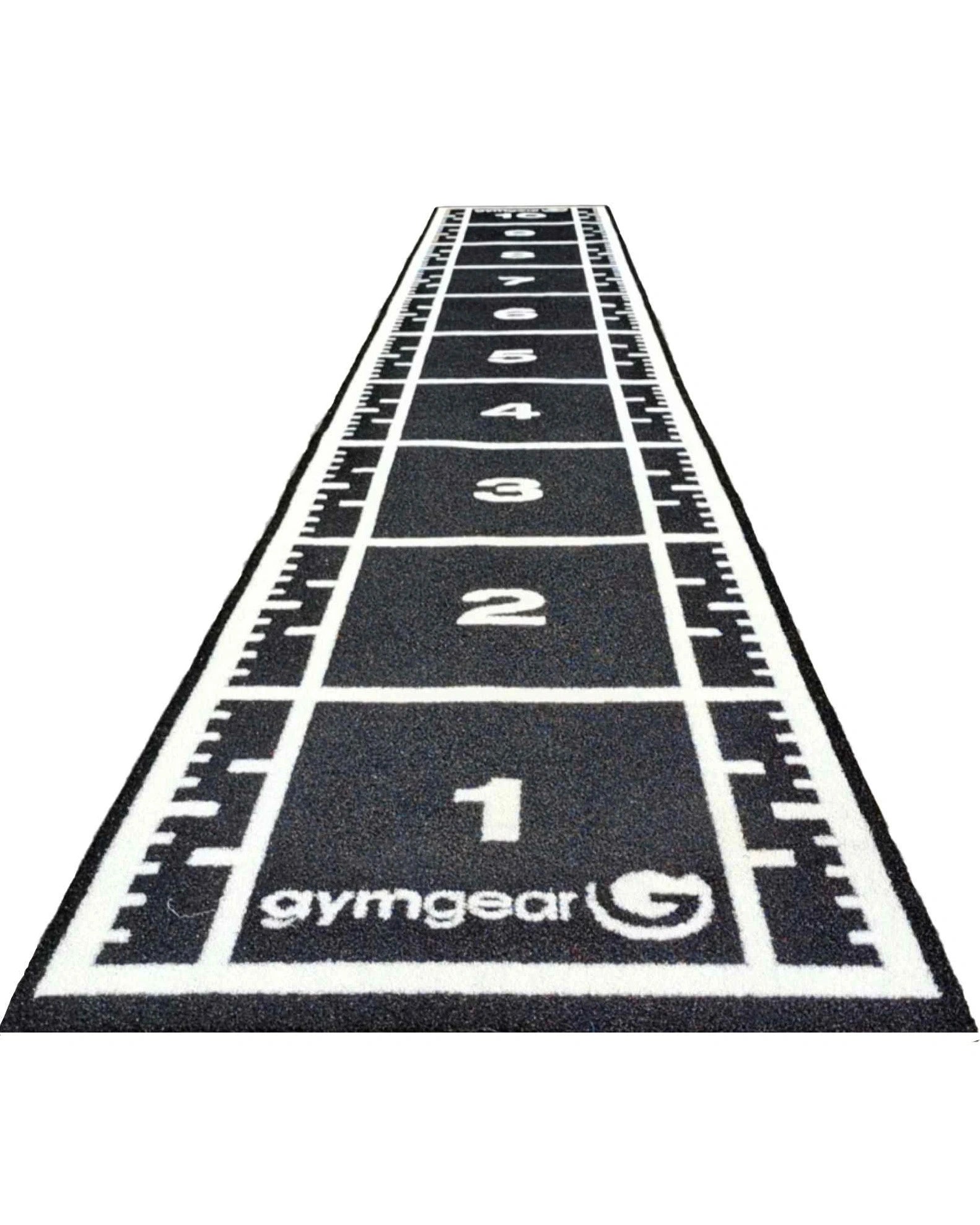 Premium Sprint Track, Full Line Markings 10m x 1.5m Black – Gym Gear